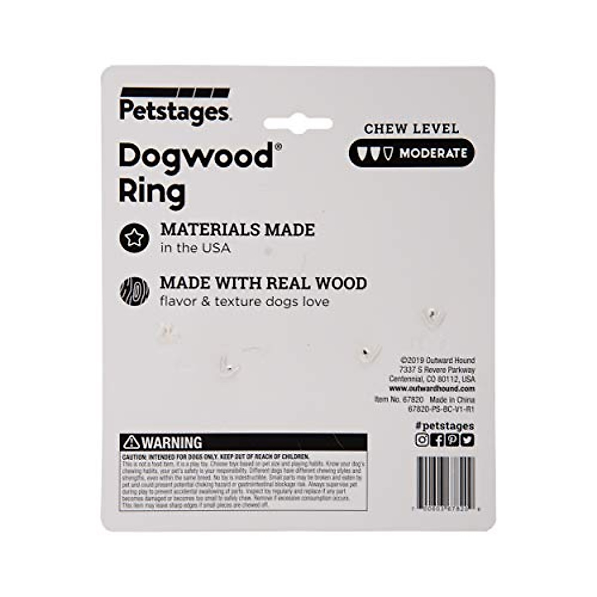 Petstages Dogwood Ring Dog Chew Toy, Small