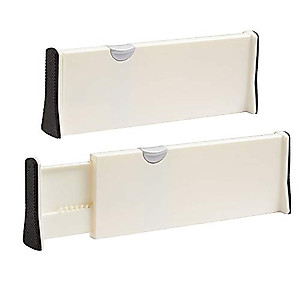 Yescom 2 Packs Adjustable Drawer Dividers Division Board Expandable Organizer Wardrobe