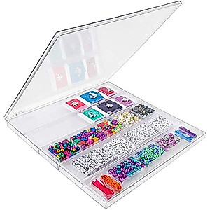 Fashion Angels DIY Galaxy Alphabet Bead Case (12618), 800+ Colorful Charms and Beads, Screen-Free/Arts and Craft/Jewelry Making, Great Gift or Reward, Recommended for Ages 8 and Up
