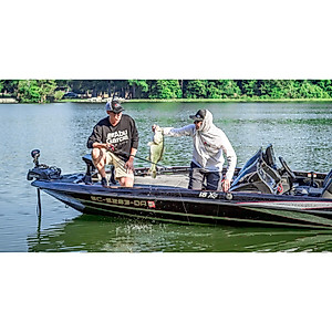 Abu Garcia 6’6” Max Pro Fishing Rod and Reel Spinning Combo, 6 +1 Ball Bearings with Lightweight Graphite Body & Rotor, Extra Durable Everlast Bail System,Grey