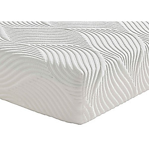 Lexicon Nocturne 10" Gel Infused Memory Foam Mattress, Twin, White