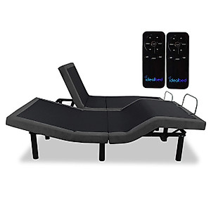 iDealBed 3i Custom Adjustable Bed Base, Wireless, Zero Gravity, One Touch Comfort Positions, Programmable Memory, Advanced Smooth Silent Operation (Split California King)