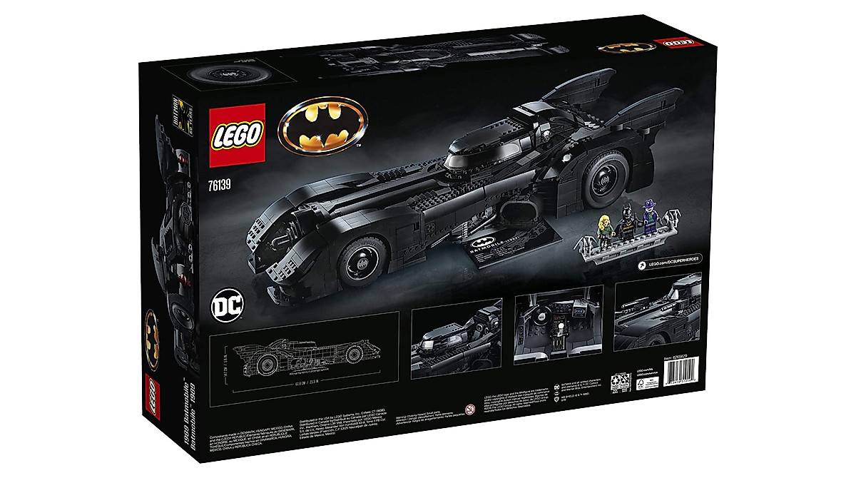 LEGO DC Batman 1989 Batmobile Set — Build Iconic Superhero Car