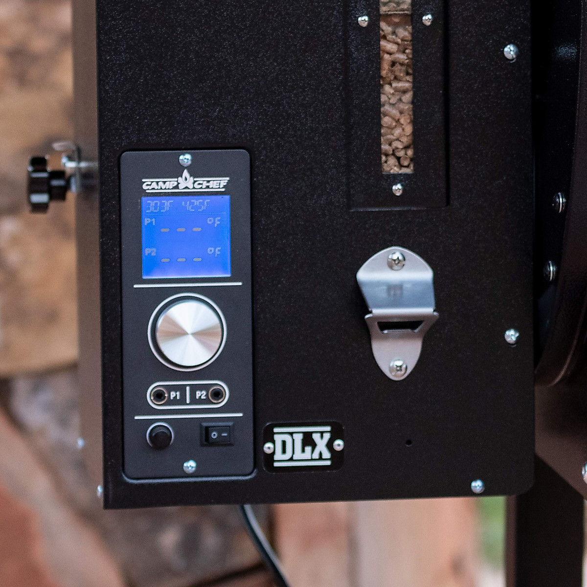 Camp Chef SmokePro DLX Pellet Grill w/New PID Gen 2 Digital Controller - Black