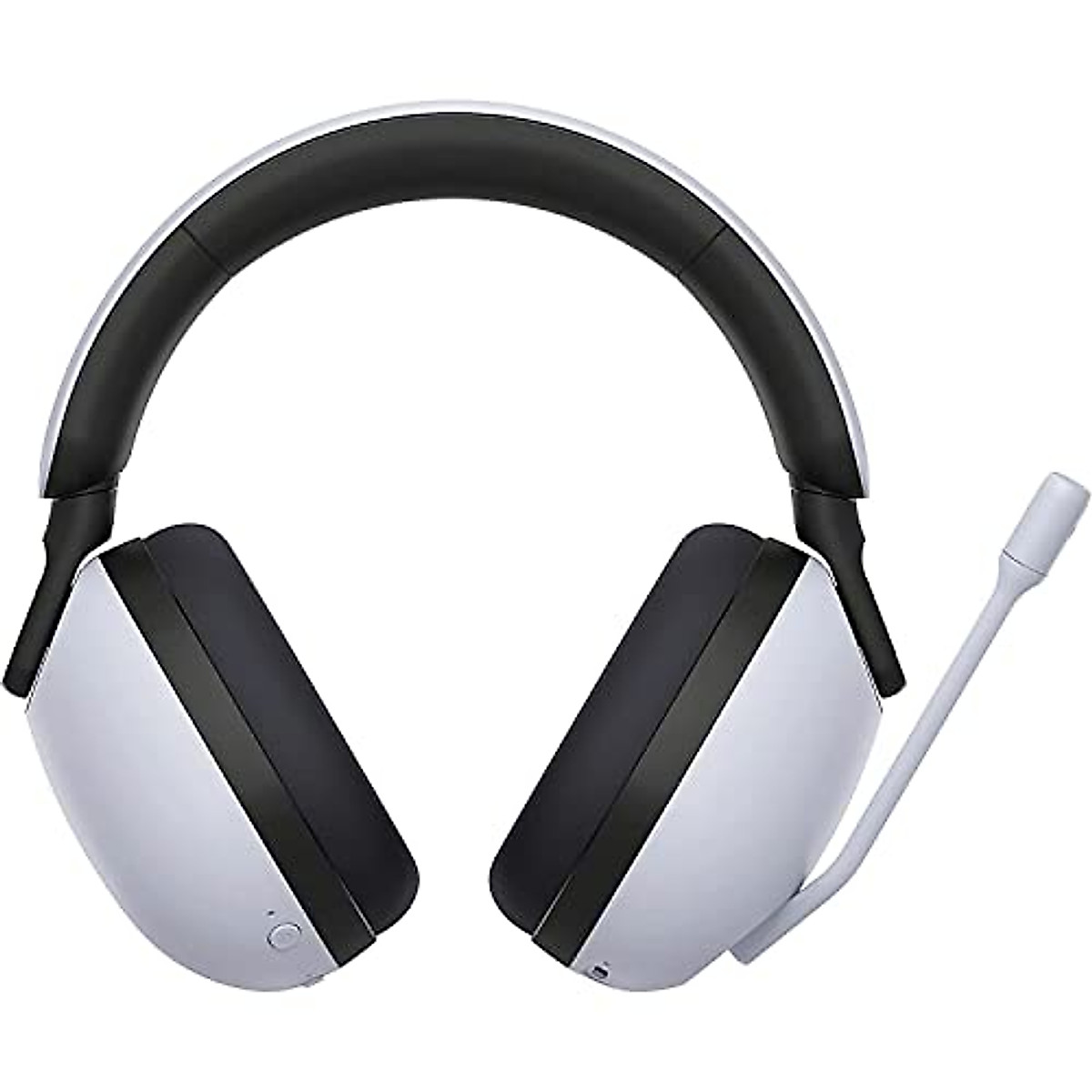 Sony WHG900N/W INZONE H9 Wireless Noise Cancelling Gaming Headset, White Bundle with Deco Gear Wood Headphone Display Stand Secure Tabletop Holder