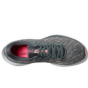 Mizuno Wave Rider 26 Project Zero Ultimate Grey/Peach Bud Women's 10 B (M)