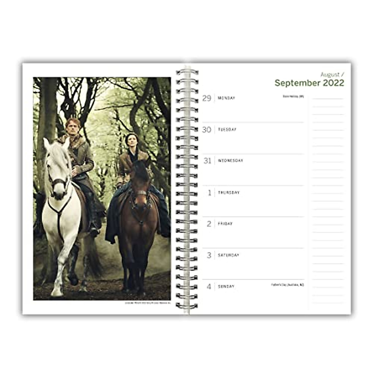 Outlander 2023 Weekly & Monthly Planner, 16-Month Engagement Calendar: September 2022 - December 2023, 6" x 9"