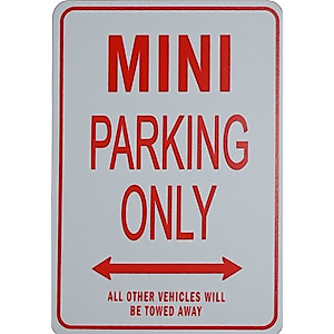 Mini Parking Only - Miniature Fun & Novelty Parking Sign