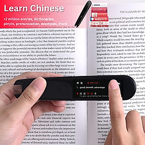 youdao Electronic Language Translator Device Dictionary Pen 2 Portable Scanning Translator for Language Learners Scanning Reading Pen (English Interface)(Need to be Charged to 100% at First use)