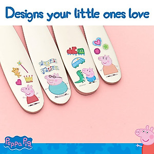 Peppa Pig X bamboo bamboo ® (Peppa 4 Piece Cutlery Set)