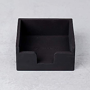 Fernaco Sticky Note Holder - Made from Durable and Silicone - Universal 3x3 Holder - Black