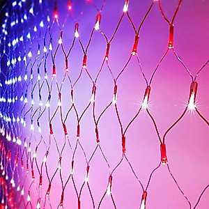 American Flag Lights Outdoor Solar Powered,420 Super Bright LEDs,6.5ft x 3.28ft,Memorial Day Decorations of The United States for Independence/National/Memorial Day,July 4th,Christmas Decoration