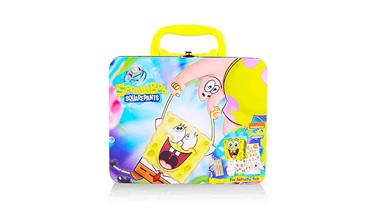 Spongebob Activity Set & Lunch Box - Fun for Kids