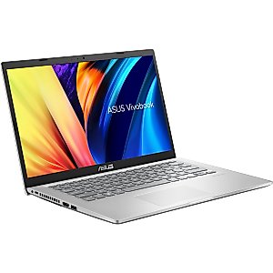ASUS VivoBook Laptop, 14” HD Display, 11th Gen Intel Core i3-1115G4 Processor, 12GB RAM, 512GB SSD, Wi-Fi, Bluetooth, Webcam, HDMI, Windows 11 Home, Silver
