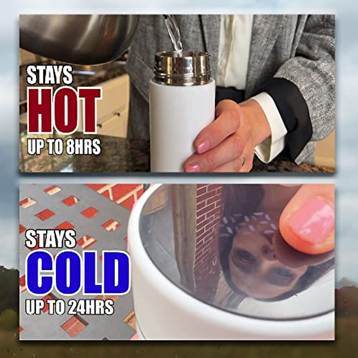 The Gadget Plug Coffee thermos,Coffee bottle,Smart Sports Water Bottle with LED Temperature Display,Double Wall Vacuum 500 ML TGP01 The Gadget Plug Smart Thermos