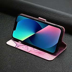 Case for Oppo Reno 6 Pro 5G Cover,Case for Oppo Reno6 Pro 5G PEPM00 CPH2249 PU Leather Flip Cover Stand Cases Cover Pink