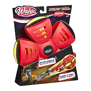 WAHU Phlat Ball Sonic Flying Saucer Ball Toy for Kids Ages 5+, Time Delay Flying Disc Toy with Suspense-Building Sound Effects, Throw a Disc Catch a Ball