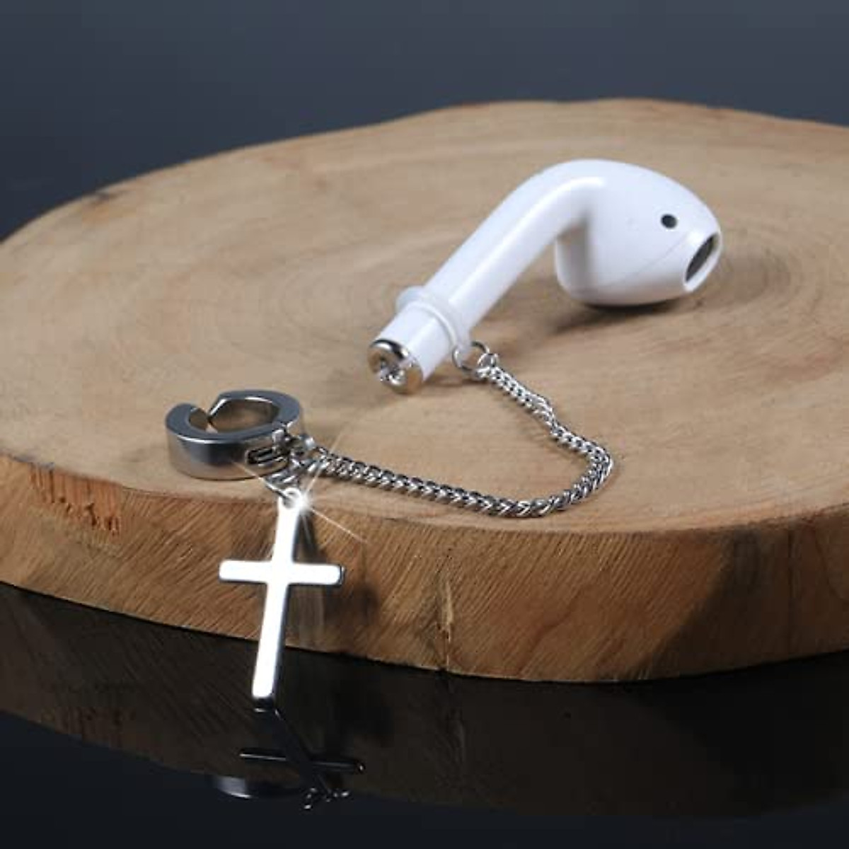 LRGKMCWTOB Anti-Lost Earrings Hook for Airpods AirPods Pro Anti Lost Ear Clips Pendant for Women and Men Earring Hanging Chain for Suitable for Hiking/Jogging/Running/Gym 1PCS (Ear Buckle)