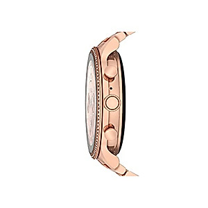 Fossil Women's GEN 6 Touchscreen Smartwatch with Speaker, Heart Rate, NFC, and Smartphone Notifications, Rose Gold, Bracelet