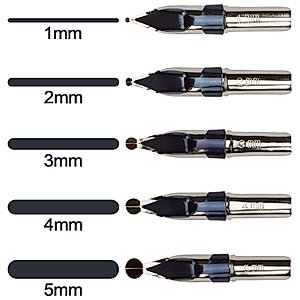 Trustela Office Supplies Calligraphy Nibs, 18 Calligraphy Pen Nibs, Dip Pen Nibs, Feather Pen Nibs, Quill Pen Nibs, Ink Pen Nibs, Fountain Pen Nibs