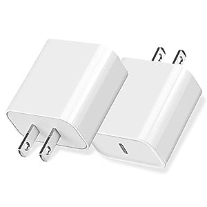 iPhone 14 13 Fast Charger Block,USB C Wall Charger 2Pack 20W PD Fast Charging Block Type C Charger Brick Power Adapter Plug Box Apple Chargers for iPhone 14 Pro Max/14 Plus/13 Pro/12 Pro/AirPods/iPad