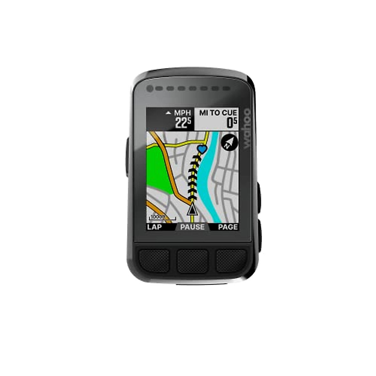 Wahoo ELEMNT Bolt V2 GPS Cycling/Bike Computer, Black