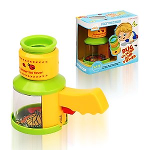QuadPro Bug Catcher Kit for Kids - 2 Sets, Bug Catching Kit Includes Butterfly Net, Tweezers, Insect Clamp, Magnifying Glass & Learning Cards, Outdoor Toys for Children Ages 3-8 (Classic Edition)