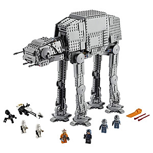 LEGO Star Wars AT-AT Walker 75288 Building Toy, 40th Anniversary Collectible Figure Set, Room Décor, Gift Idea for Kids, Boys & Girls with 6 Minifigures