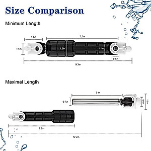W10822553 8182812 Washer Shock Absorber Replacement for Amana Kenmore Whirlpool Duet Shock Absorbers Replace W10015830 W10261477 W10822553VP AP5985209 PS11723173 (4 Pack) 5-YEARS WARRANTY