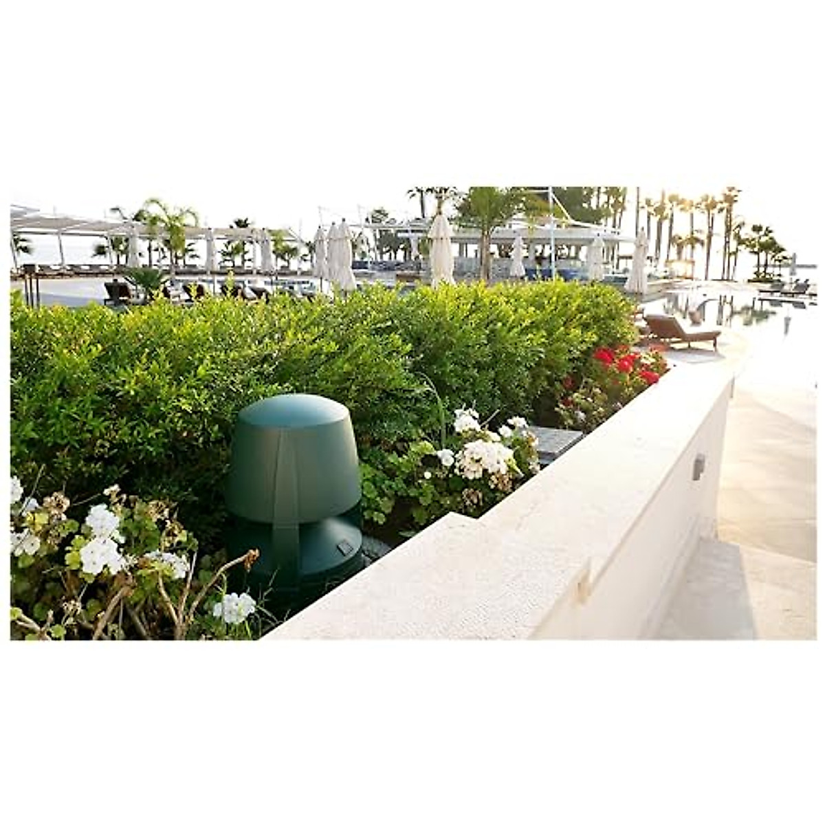 JBL Professional Control 88M Wired, Two-Way Coaxial, Mushroom Style Outdoor, Landscape, Architectural, Waterproof Speaker, 8-Inch, 360 Degree Sound. Sold Individually. Green
