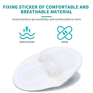 HEALLILY 6Pcs G-Tube Holder Concealment Gastrostomy Tubes Sticker Abdominal Feeding Tubes Dialysis Catheter Tube Holder Catheter Stabilization Device 1