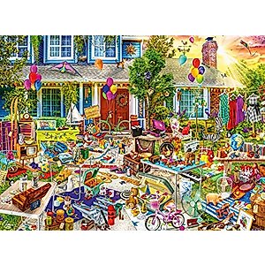 Buffalo Games - Aimee Stewart - Yard Sale - 1000 Piece Jigsaw Puzzle, Multi
