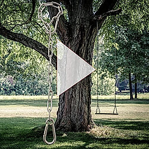 MIKMAYTOO Heavy Duty Stainless Steel Chain 550LB Capacity for Punching Bags Hanging Chair Hammocks Swing Trapeze Yoga (68, 4MM-2 PCS)