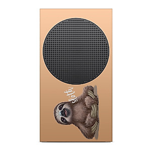 Head Case Designs Officially Licensed Animal Club International Sloth Faces Vinyl Sticker Gaming Skin Case Cover Compatible with Xbox Series S Console and Controller Bundle