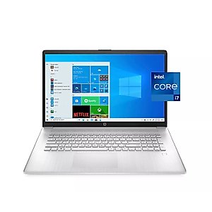 2022 HP High Performance Business Laptop - 17.3" FHD IPS - 11th Intel i7-1165G7 Iris Xe Graphics - 32GB DDR4 - 1TB SSD - Backlit Keyboard - Fingerprint Reader - Silver - Win 10 Pro