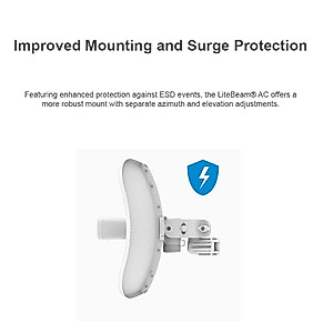 LiteBeam Antenna 802.11ac LBE-5AC-Gen2-US 2X2MIMO airMAX Gen2 5GHz 23dBi 450+ Mbps CPE