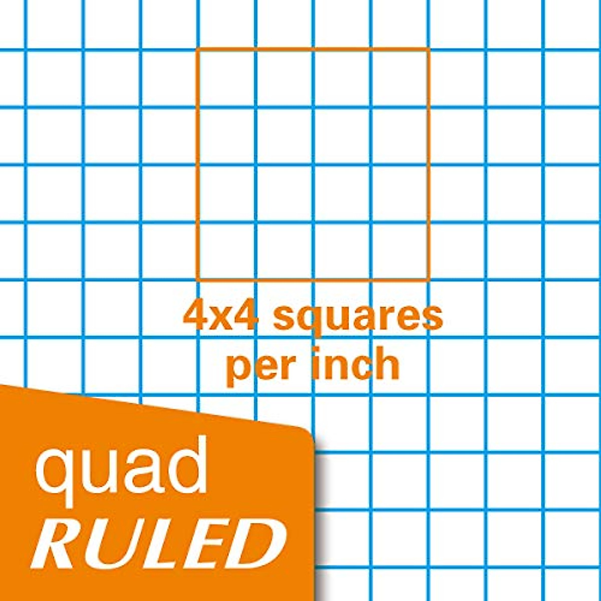 KAISA Composition Notebooks, Graph Ruled, 9-3/4" x 7-1/2" Quad Ruled, Black Marble Covers Composition Notepads Journal Notebooks 100 Sheets 4 Pack