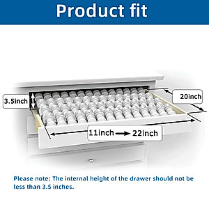 VANGAY Spice Drawer Organizer, Spice Rack Drawer for Kitchen, 4 Tier Acrylic Drawer Spice Organizer for Jars and Packets, Adjustable Storage Salt, Seasoning etc Pack 8 Clear