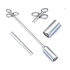 DDP Balling Gun Livestock Bolus Boluses Capsule Large Animal 13" Veterinary Stainless Steel Pill Pusher Sheep Calf COLT 5/8" Diameter Metal Head Spring Clips