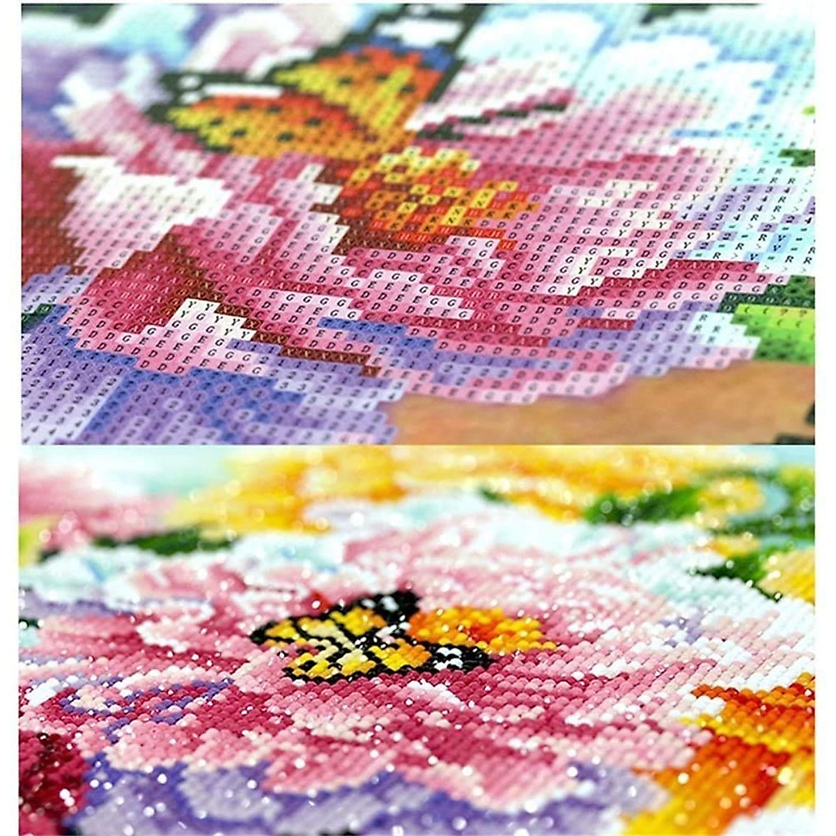 5D Diamond Art Painting Kits for Adults American Native Indian Little Portrait Full Square Drill Diamond Art Accessory Cross Stitch Cute Angel Gems for Wall Decoration Gift 30x40cm/12x16inch