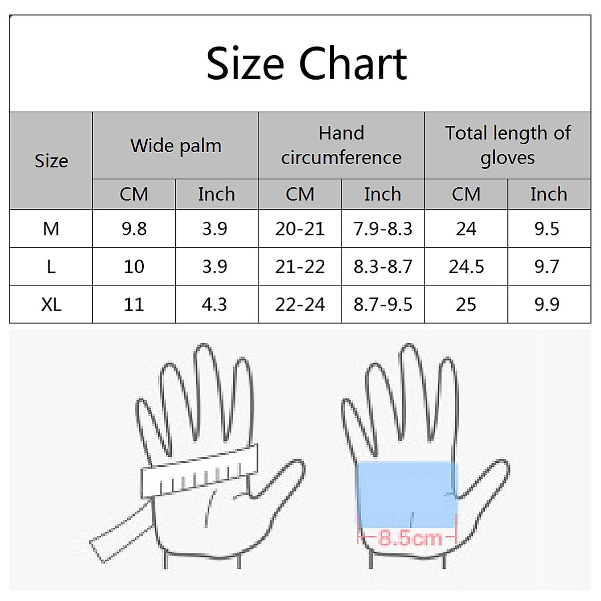 shuanghua Winter Thermal Gloves for Men and Women Full Finger Touchscreen Mountain Biking Riding Gloves for Outdoor Sports Driving Cycling Motor Cycle Anti-Slip Warm Gloves