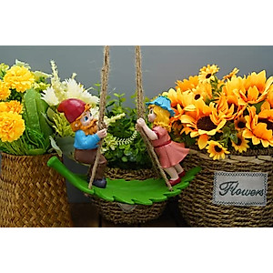 By Mark & Margot - Garden Gnomes Outdoor Statues Lawn Gnome Christmas Decorations - Beautiful Funny Handmade Gnome Garden Sculpture for Home or Yard Pefect Garden Decor As Holiday Art Gnome Gifts.