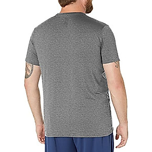C9 Champion mens Short Sleeve Tech Tee T Shirt, Ebony Heather, Large US