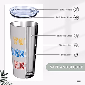 Custom Tumblers Personalized Tumbler Cups Custom Stainless Steel Coffee Mug Customized Travel Coffee Mug For Men