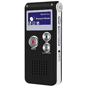 Digital Voice Recorder Meeting 8G - Easy to Use, Clear Recording with Playback Voice Activated Recorder - Digital Audio Recorder for Lectures, Handheld Recording Device, Grabadora de Voz