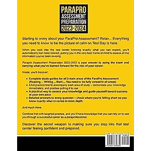 ParaPro Assessment Preparation 2023-2024: Study Guide with 300 Practice Questions and Answers for the ETS Praxis Test (Paraprofessional Exam Prep)
