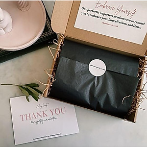 RUSPEPA Gift Wrapping Tissue Paper - Tissue Paper for Gift Wrap, Art Crafts, DIY, Pack Bags, Birthday, Wedding and More - 15 x 20 inches - 480 Sheets - Black