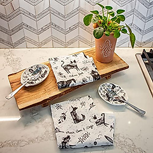 Karma Gifts B&W Spoon Rest, Hummingbird, (KA102534)