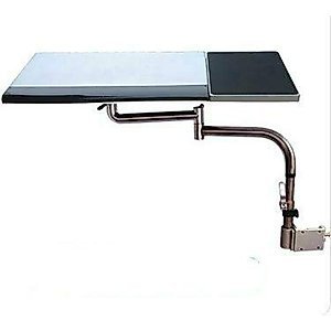 Sunter98 Multifunctoinal Full Motion Desk Edge/Table Side/Chair Leg Clamping Keyboard Tray Holder Laptop Desk Tablet Holder +Mouse Pad