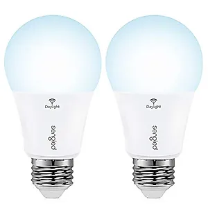 Sengled Smart Light Bulbs, WiFi Light Bulbs No Hub Required, Smart Bulbs That Work with Alexa, Google Home, Smart LED Light A19 Daylight (5000K), 800LM 60W Equivalent, 2 Pack